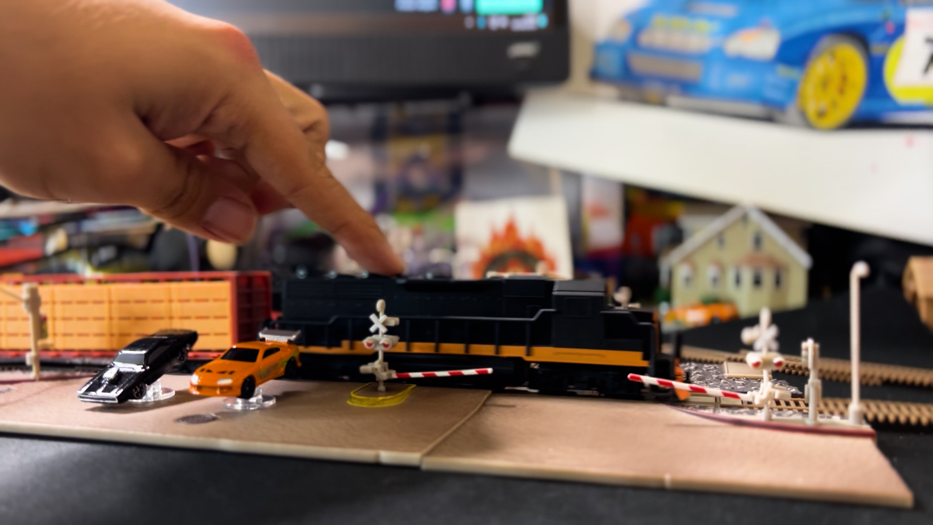 Diorama escnea del TREN de The Fast and The Furious - CARRERA FINAL DOM ...